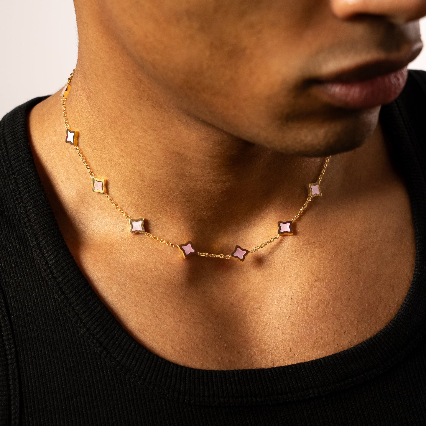 Gold Flower Cable Chain - Rose Pattern – Make it shine